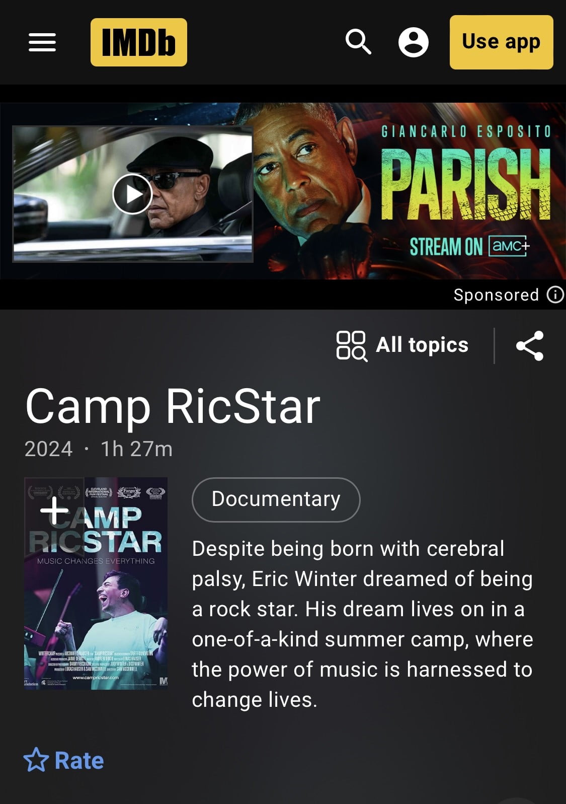 New IMDb Page- Judy Winter